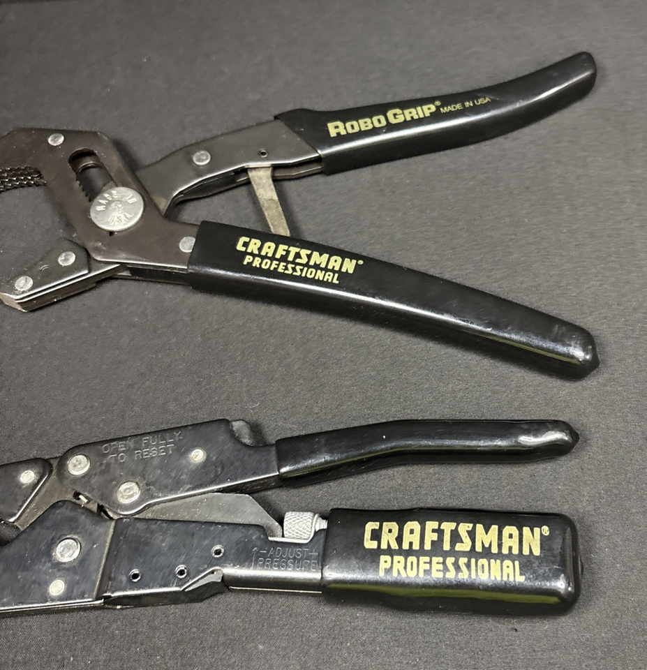 Craftsman Professional Locking Pliers 45307 and RoboGrip 45029 - Great ...