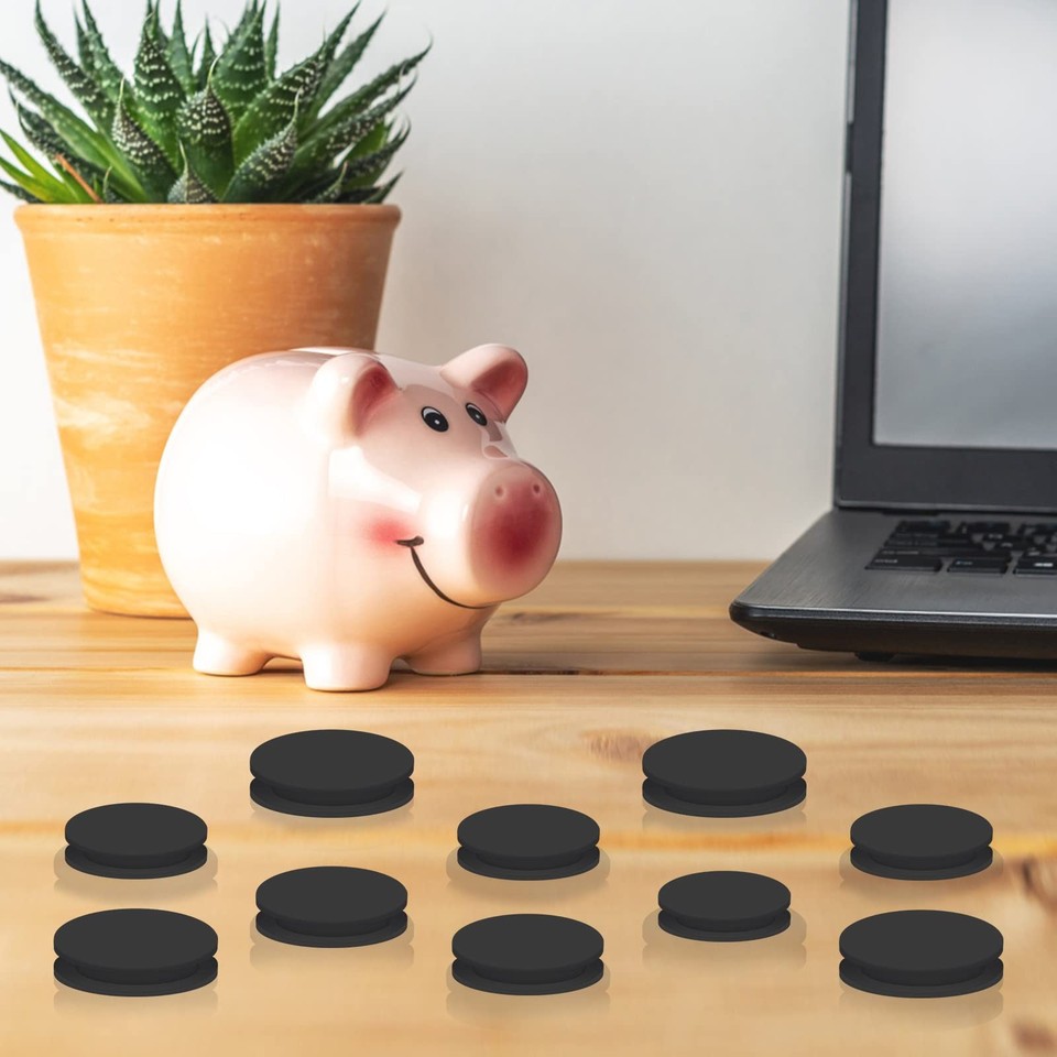 20 Pcs 5 Sizes Rubber Piggy Bank Stopper Saving Box Plug for Coin Bank ...