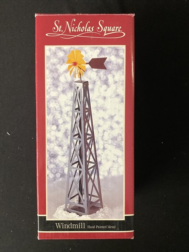 St Nicholas Square Windmill Hand Painted Accessory with Box | eBay
