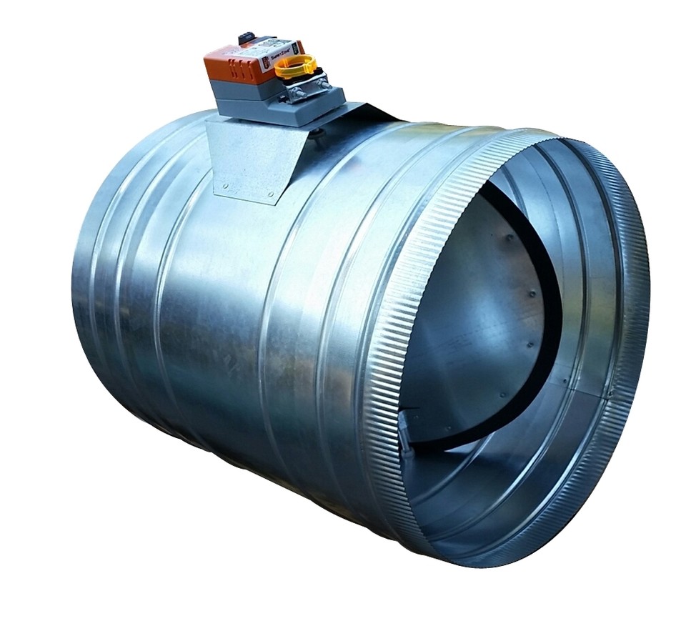 HVAC Zone Damper (Round 6") Professional Grade/ Heavy Duty - USA Made ...