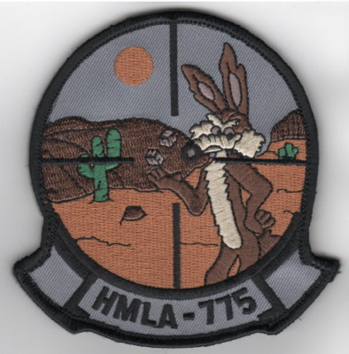 4" NAVY HMLA-775 SQUADRON GRAY EMBROIDERED PATCH | eBay
