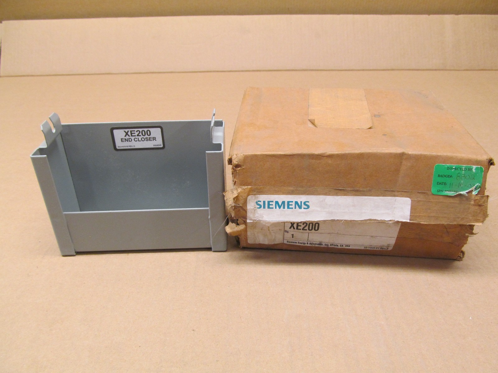 1 NIB SIEMENS XE200 BUSWAY BUS DUCT END CLOSER ASSEMBLY CAP 200 AMP ...