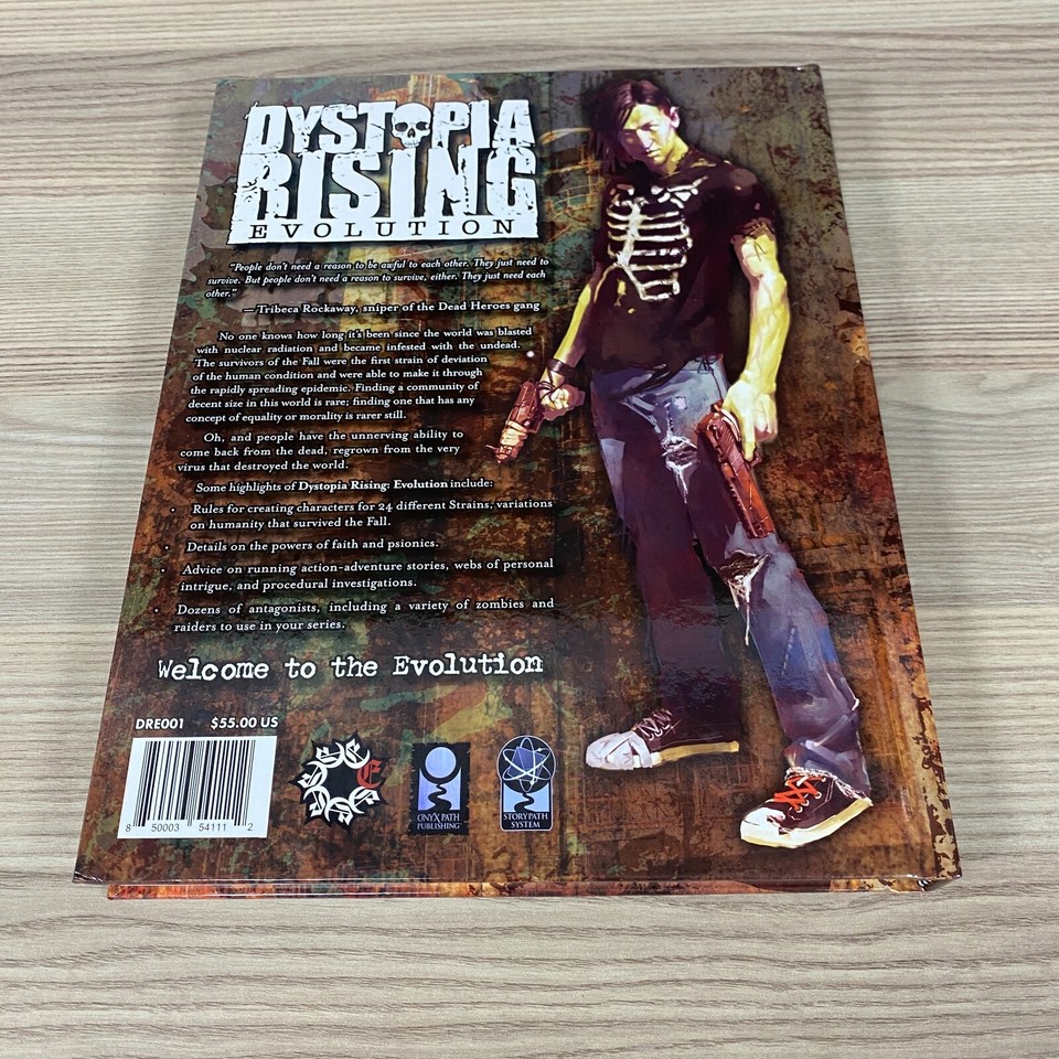DYSTOPIA RISING EVOLUTION HARDBACK BOOK ONYX PATH PUBLISHING DRE001 ...