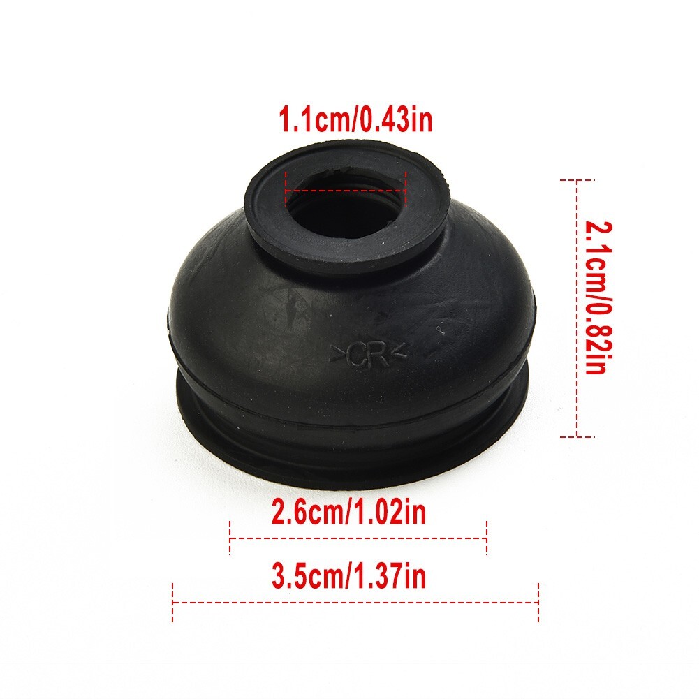 6Pcs Universal-Rubber Tie Rod End Ball Joint Dust Boots Dust Cover Boot ...
