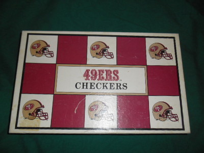 San Francisco 49ers vs. Cowboys Classic Checkers Board Game VGUC | eBay