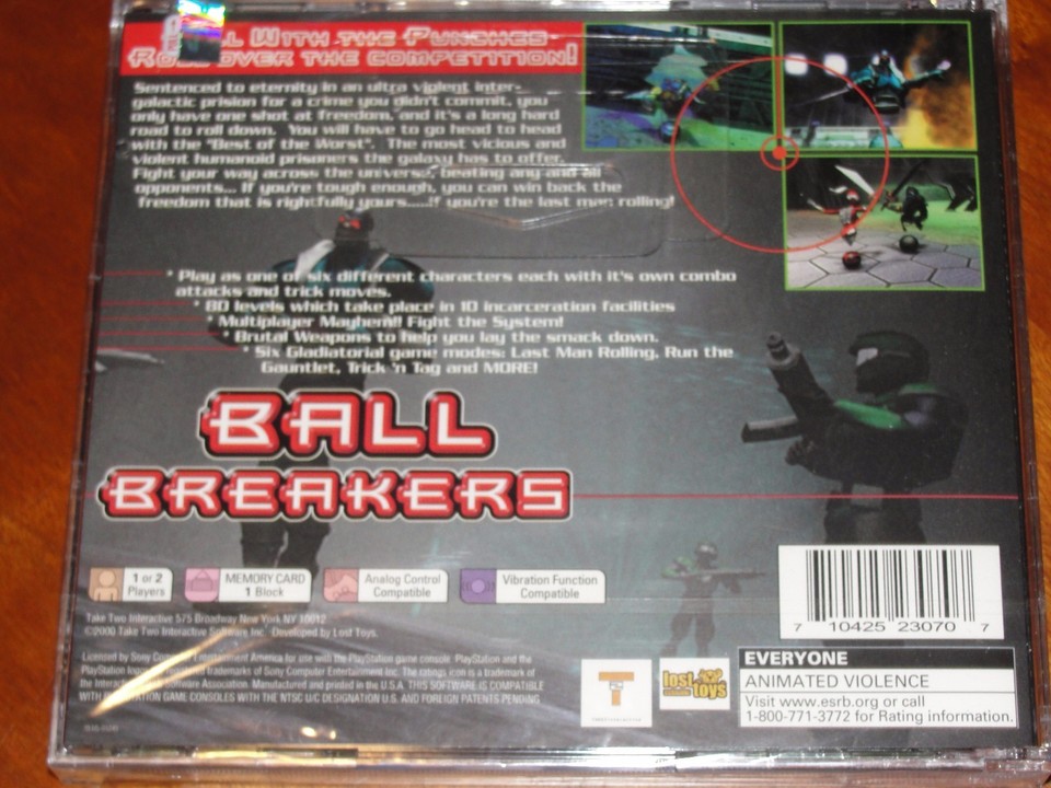 Ball Breakers (Sony PlayStation 1, 2000) 710425230707| eBay