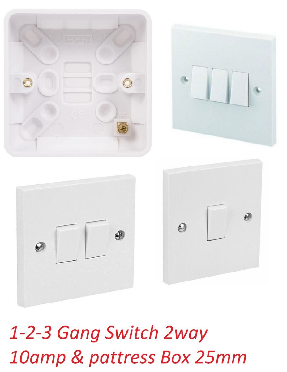 Triple Light Switch Box For Standard