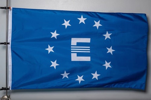 Fallout 3 4 76 Enclave Faction Blue Polyester Flag Banner 3x5 FT NEW | eBay