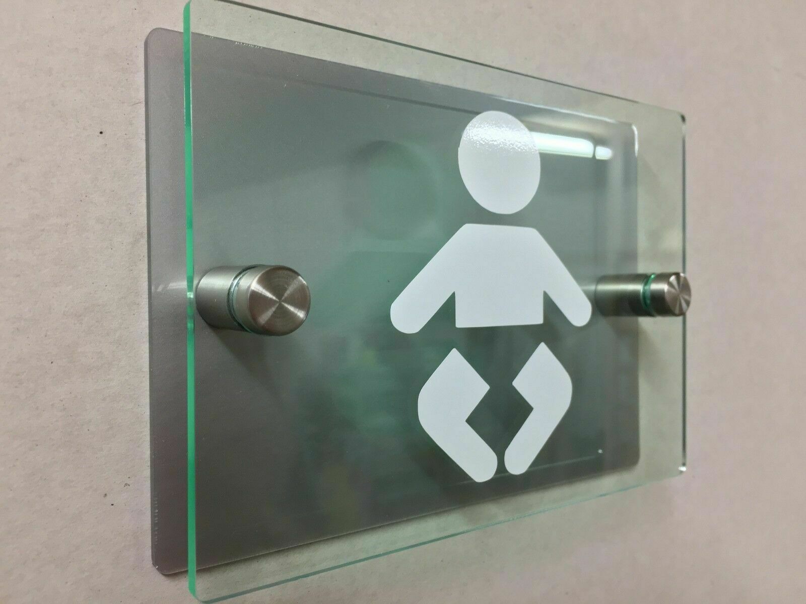 MODERN UNISEX AND BABY CHANGE TOIELT PLAQUE MALE/FEMALE/BABY TOILET ...