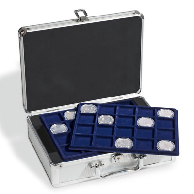 Lighthouse Aluminium CARGO S6 (KOS) Coin Case for 112 Coins Including 6 ...