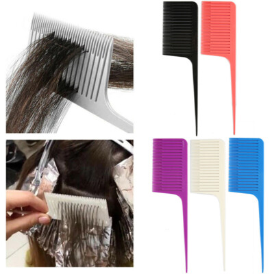 One-Way Hair Highlighting Comb Highlights Comb Weaving Foiling Comb ...