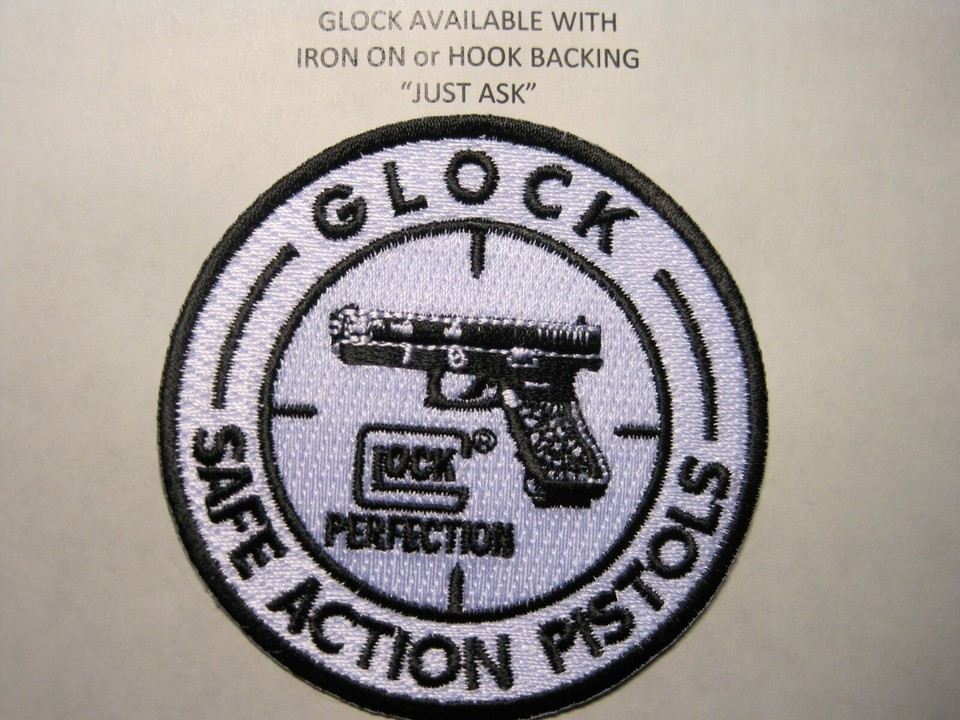 WALTHER FIREARMS VEST PATCH BLK ON WHT HOOK BACK 1.50 X 4 IN RECTANGLE ...