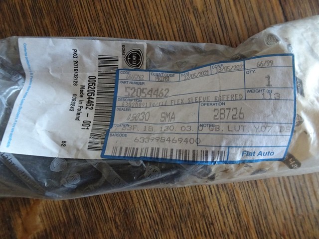 Sleeve Hose for Bowl Liquid Radiator Original Fiat 52054462 for sale ...