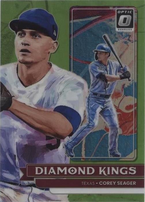 2022 Panini Donruss Optic - Diamond Kings Corey Seager #15 Lime Green ...
