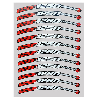 GSF 1250 BANDIT motorcycle wheel rim decals graphics x 12 | eBay