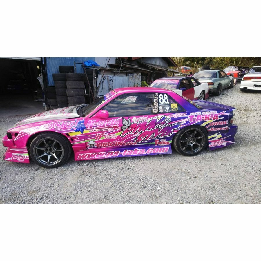 RC Car Decal set Miki Takagi 2017 S13 SILVIA Vinyl Sticker TAKA Japan ...