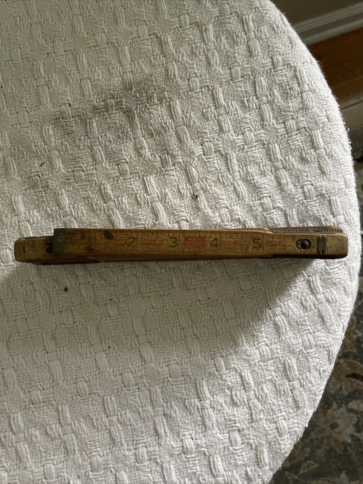 Vintage Lufkin No. X46 Extension Rule Folding Carpenter Ruler Brass ...