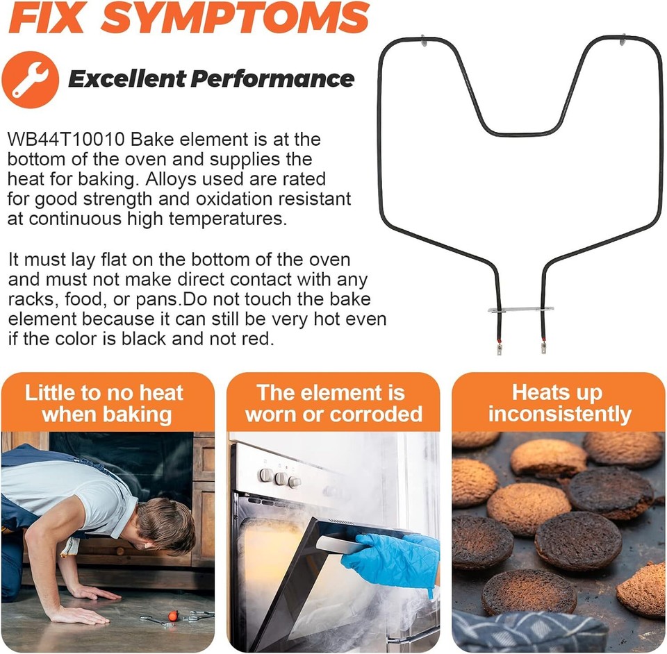 Heating Element Bake Element Replacement Ge Stove Oven Element Suitable ...