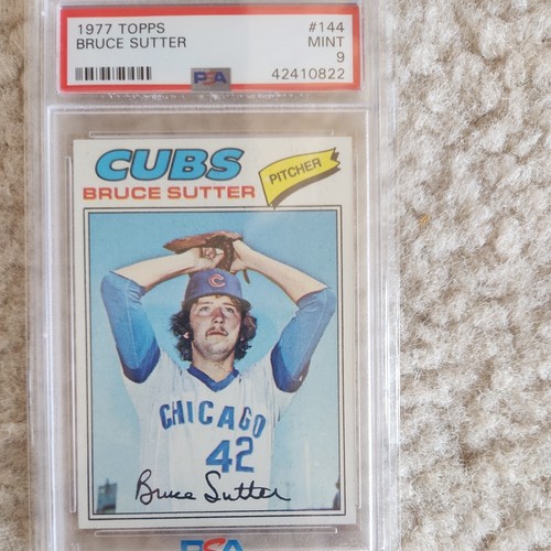 1977 Topps - Bruce Sutter #144 Cubs Rookie Card PSA 9 MINT New Slab! | eBay