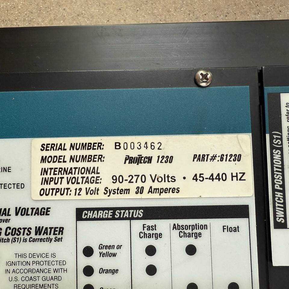 Marine Pro Mariner Protech-4 1230 Battery Charger Part#61230 | eBay