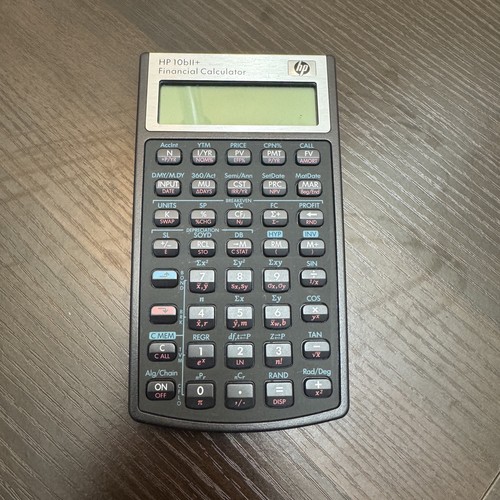 HP 10bII+ Financial Calculator Business Math Statistics Real Estate ...