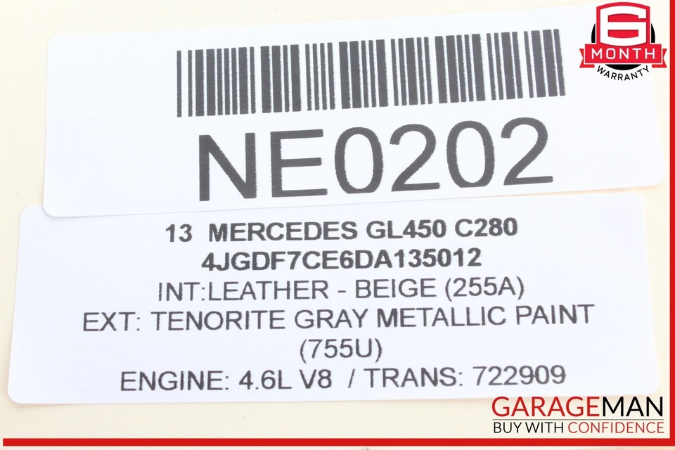 12-19 Mercedes X166 GL450 Airmatic Air Suspension Control Module Unit ...