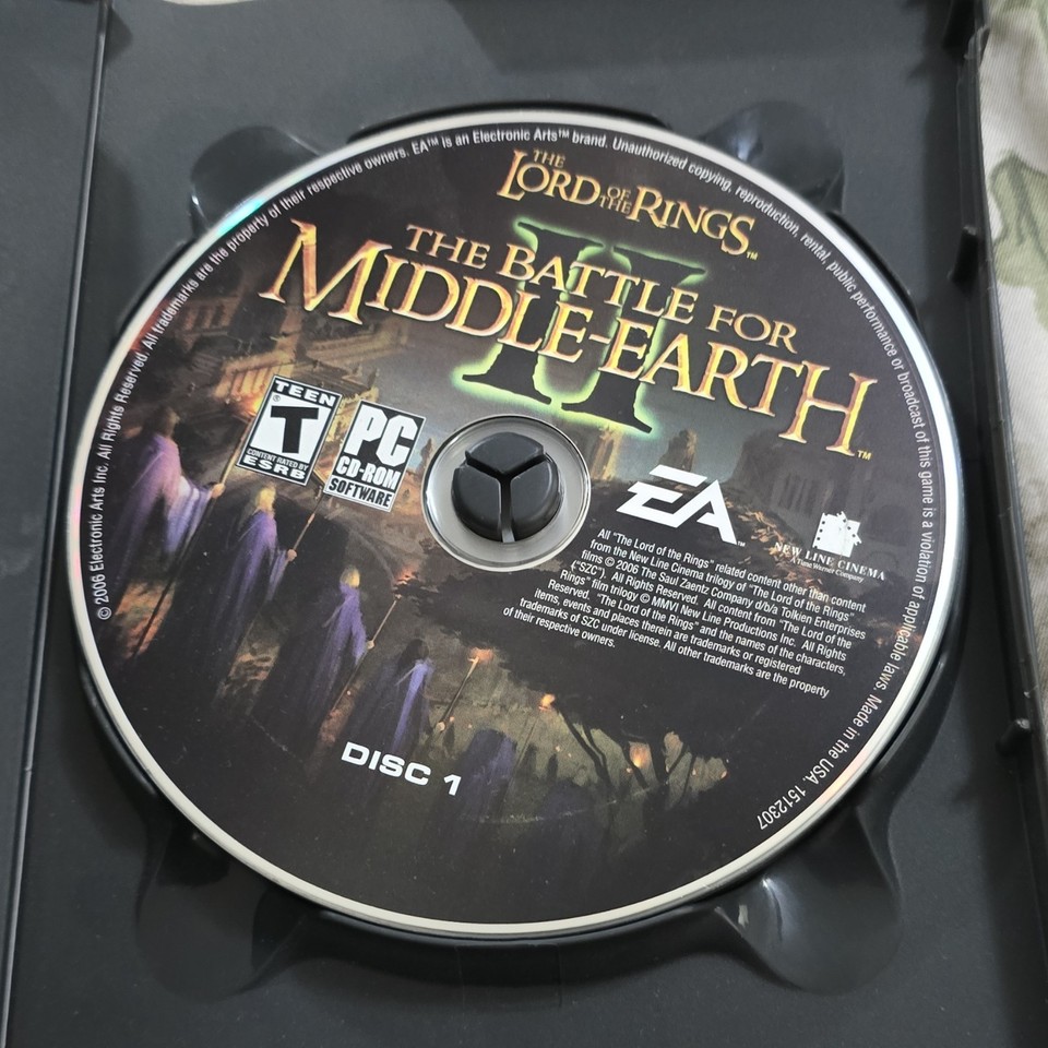 EA Lord of the Rings: Battle for Middle-earth II PC CD-ROM Manual ...