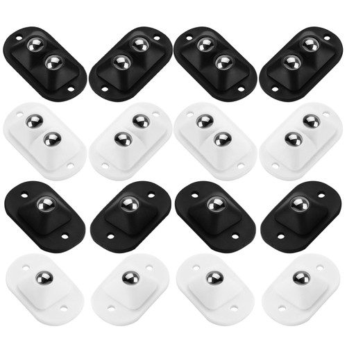 16 Pcs Attachable Wheels for Furniture Stick on Caster Self-adhesive | eBay
