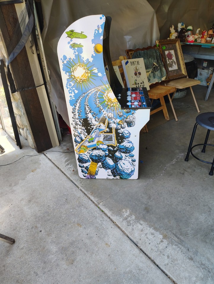 Astroids Deluxe Arcade Video Game Original Plexiglass Marquee | eBay