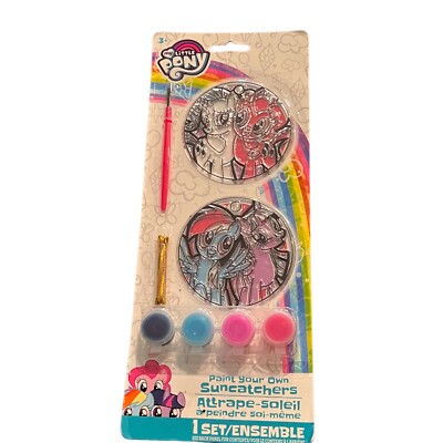 New My Little Pony - SUN CATCHER ART CRAFT KIT W/ Paint Suncatcher For ...