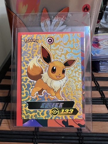 Eevee Glitter Foil 2024 Blue Pokedex Sticker Vol3 Flash Edition #S7 Hit ...