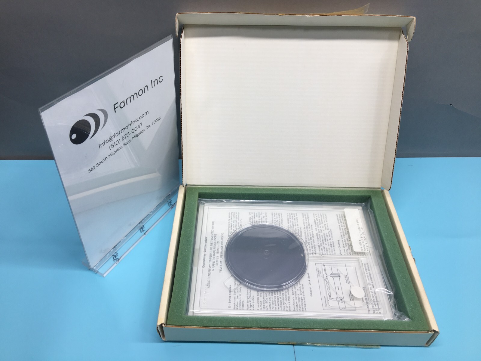 SensArray 1501A-5-1001 Process Probe, Wafer, 0°-1100°C Temp Range ...