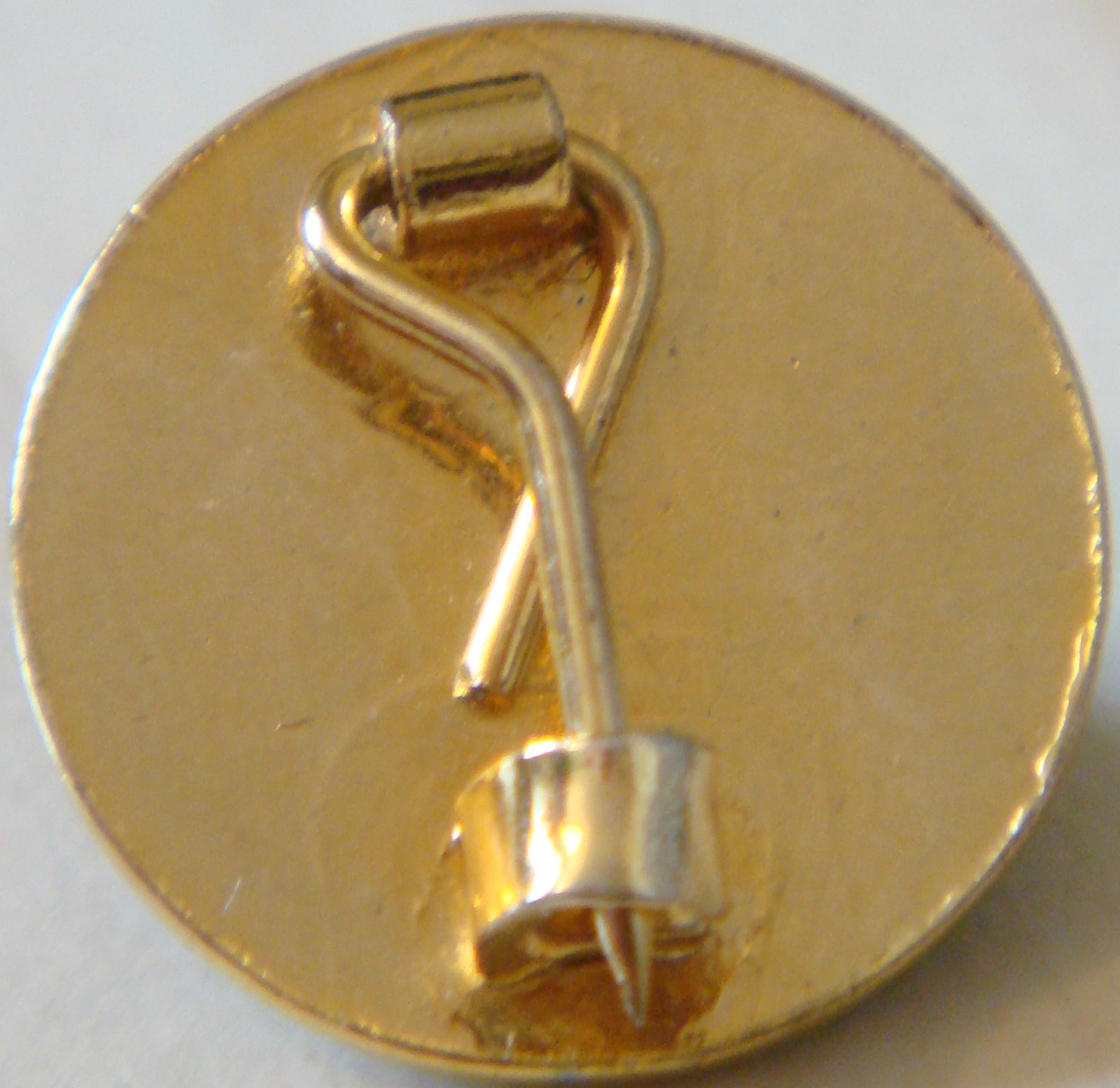 COWDENBEATH FC Vintage club crest type badge Brooch pin In gilt 17mm ...