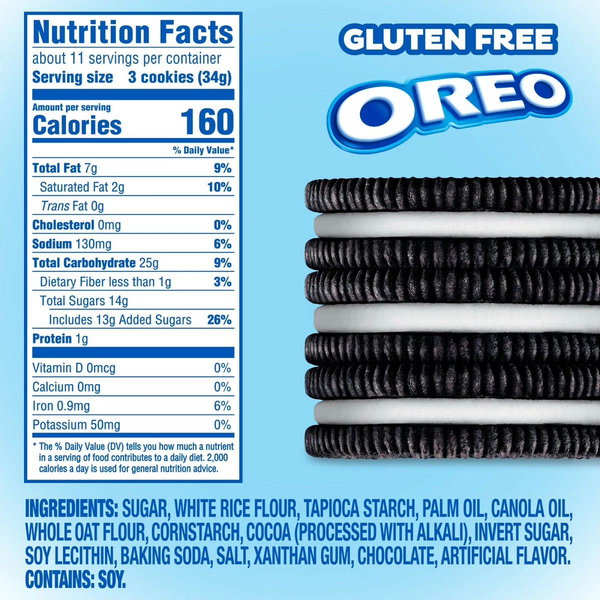 Oreos Nutrition Facts