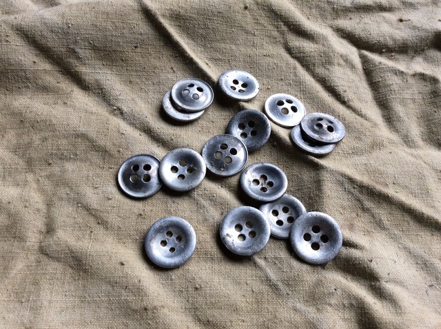 Original WW2 WWII German Wehrmacht Uniform Aluminum 4-hole Buttons | eBay
