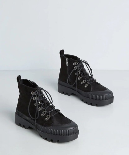 ModCloth NIB 90' Inspired Making Tracks Boots - Black - Size 8 | eBay