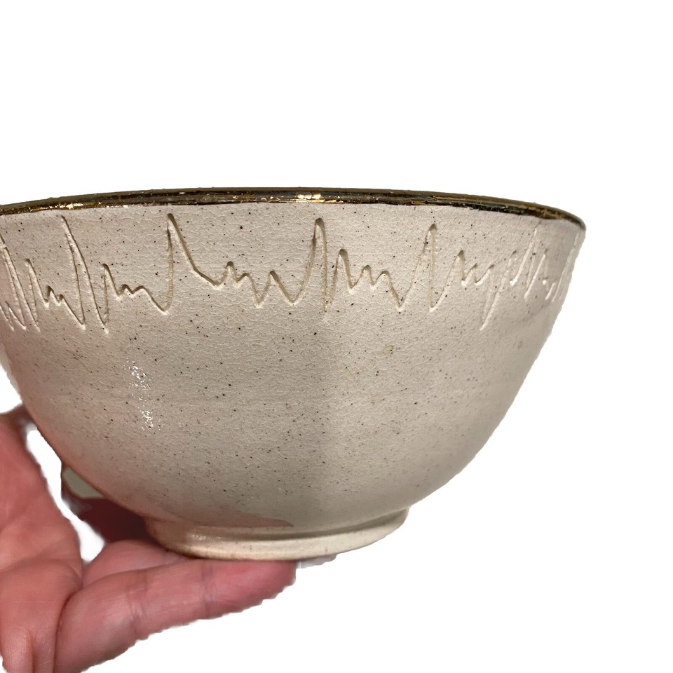 Art Pottery Bowl Heart Heartbeat Design Gift Cardiologist Appx 7 ...