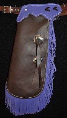 Custom Made Leather Kid's Chinks/Purple Kid's Chaps/Made in USA | eBay
