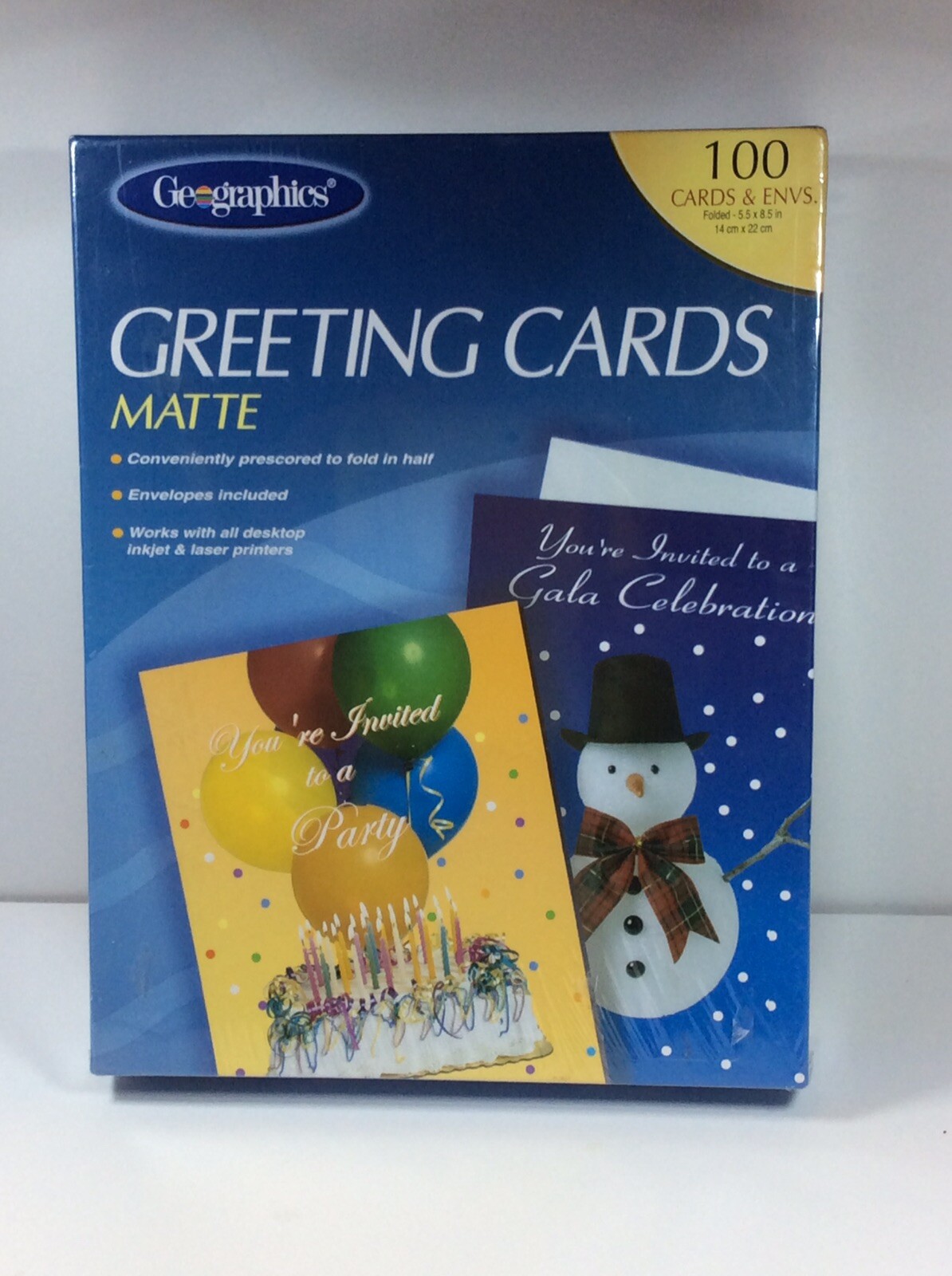 Create Your Own Greeting Cards For All Desktop Inkjet/Laser Printers ...