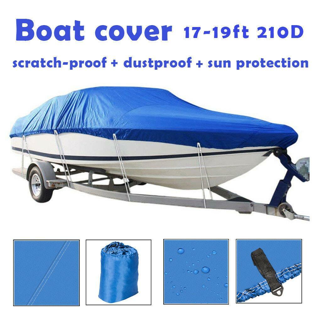 210D All Seasons Waterproof Boat Cover Outdoor Protector Fits V-Hull | eBay