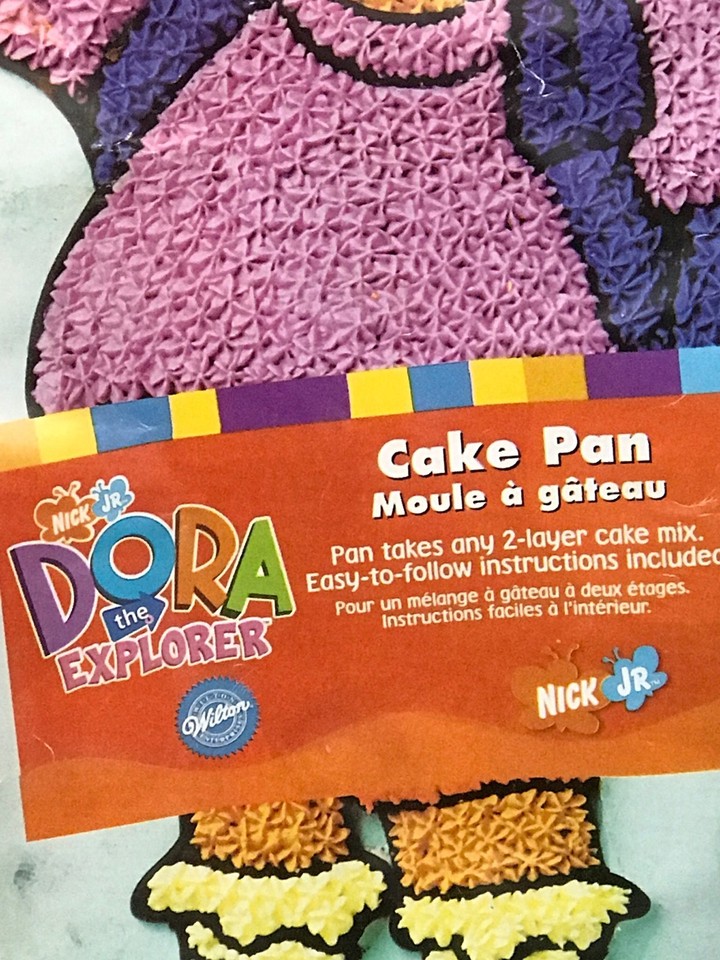 Wilton Viacom Nick Jr Dora The Explorer Cake Pan With Insert Metal Cake ...