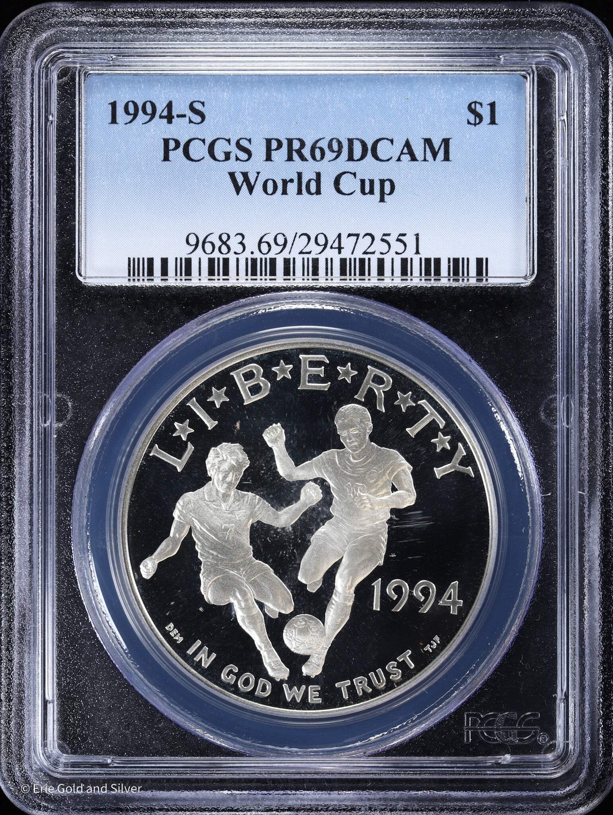 1994-S $1 Proof USA World Cup PCGS PR 69 DCAM | Deep Cameo PF | eBay