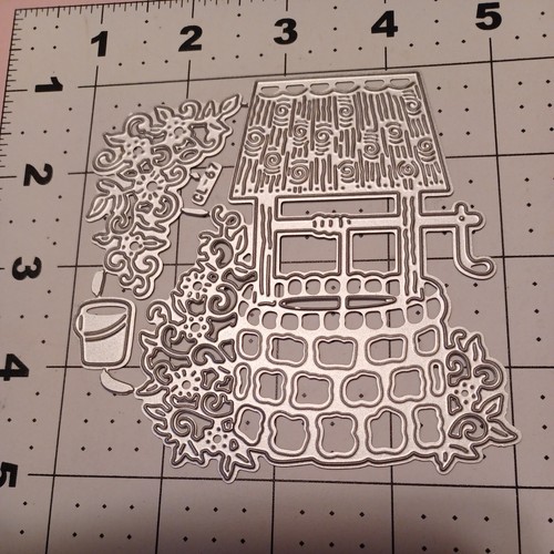 Universal metal die cut tool Wishing Well Wedding shower good wishes ...