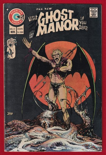 Ghost Manor #21 1974 Charlton Horror Satan C/S Ditko Blue Beetle Captain Atom | eBay