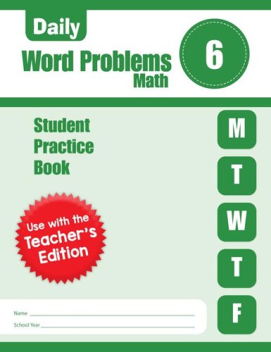 Daily Word Problems Math, Grade 6 Student Workbook [Paperback] NEUF ...