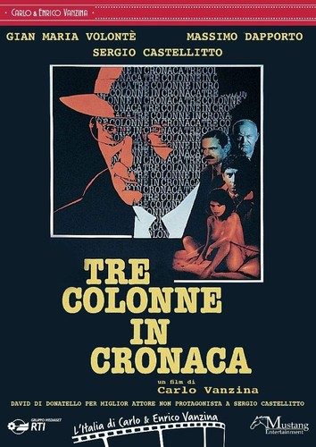 Tre Colonne In Cronaca (DVD) Gian Maria Volonté Massimo Dapporto Joss ...