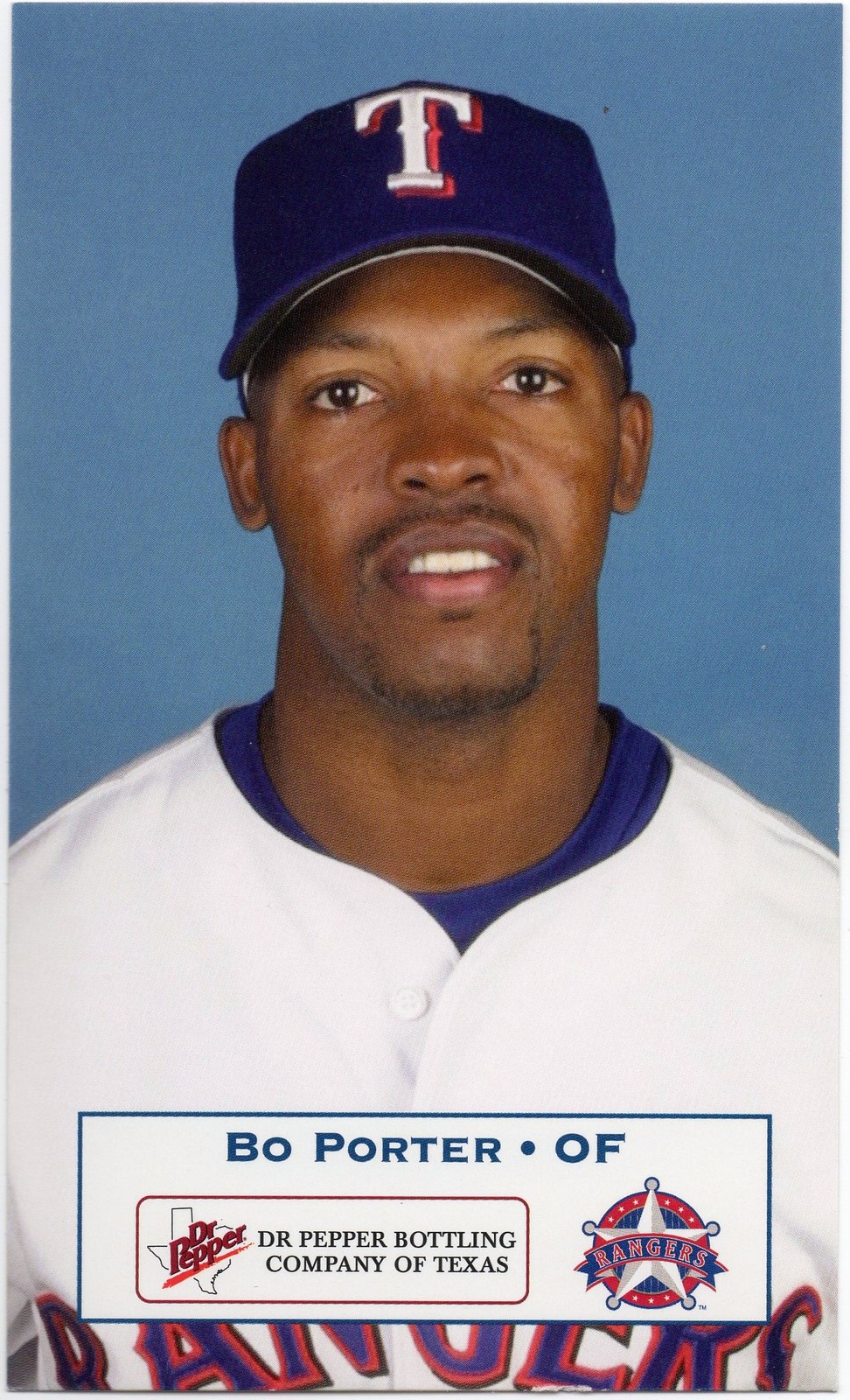 2001 Texas Rangers Dr. Pepper #28 Bo Porter SGA | eBay