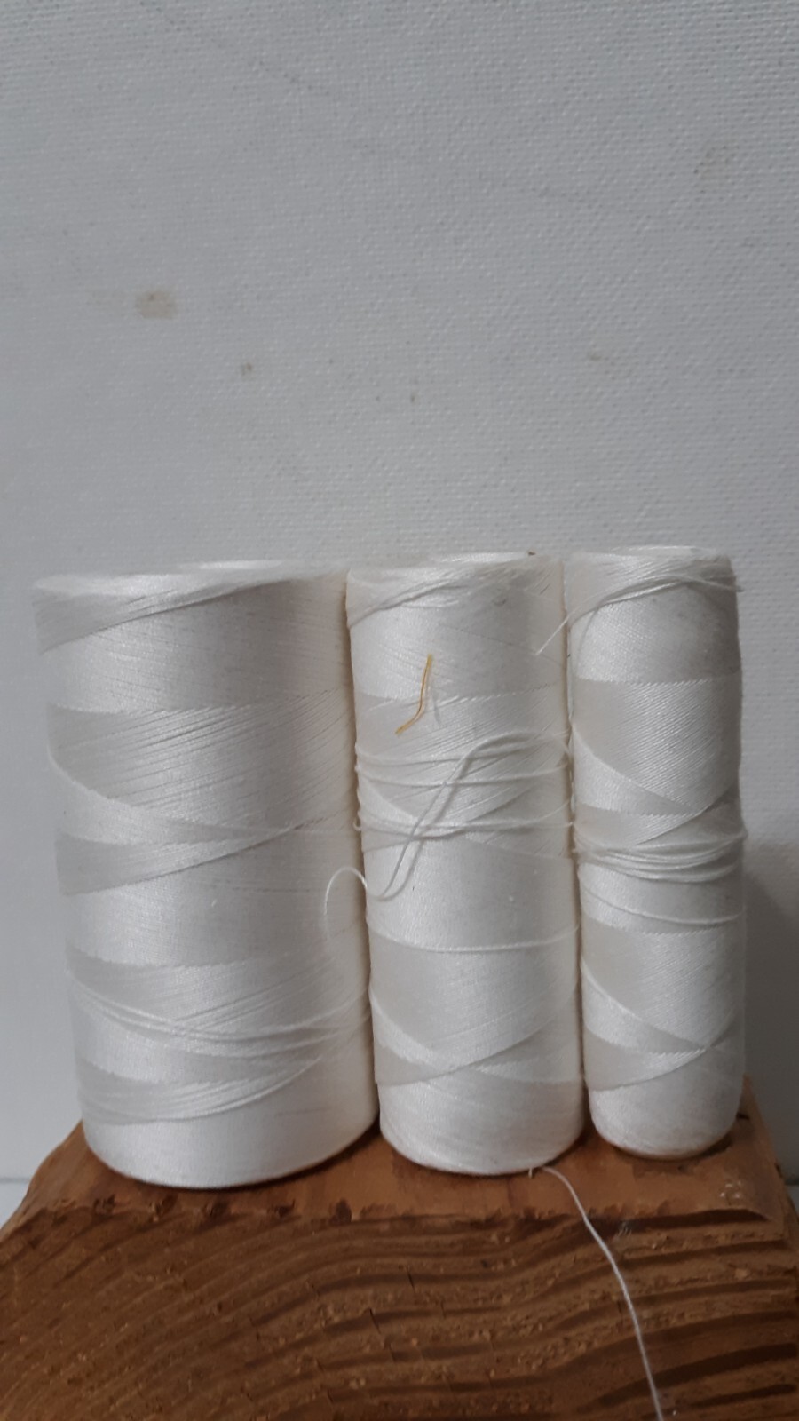 Essential Thread 1200 yds -White - 3 opened rolls | eBay