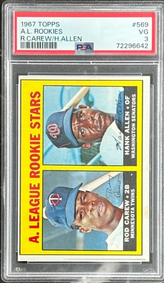 1967 Topps - High # #569 Rod Carew, Hank Allen (RC) for sale online | eBay