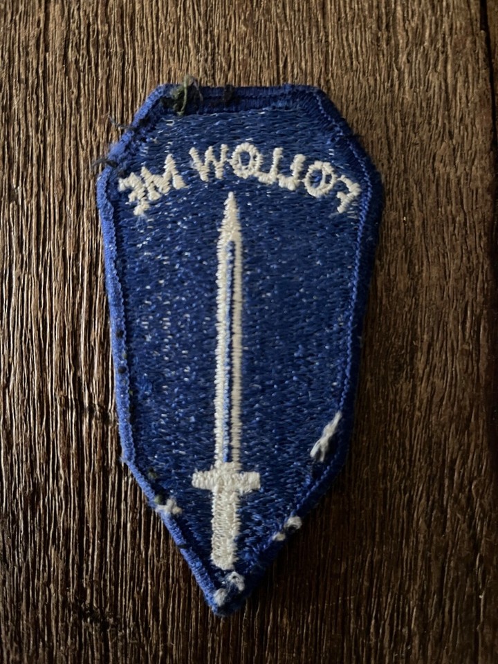POST WWII WW2 US ARMY INFANTRY SCHOOL PATCH - FOLLOW ME | eBay